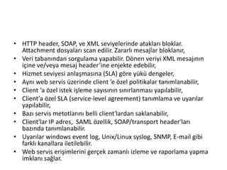 Web servisi güvenliği | PPT