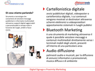 Panoramica sulla piattaforma di digital signage Web Signage | PPT ...