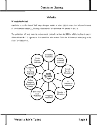 Website | DOCX | Internet for Beginners | Internet