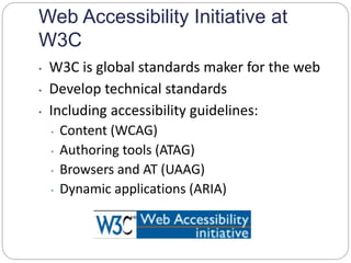 Making Websites Accessible to People with Disabilities | PPTX