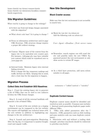 Website Architecture and Site Migration Guide (2015) | PDF