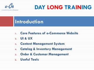 e-Commerce Web Development & Management | PPT