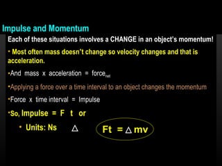 Website impulse momentum | PPT | Physics | Science