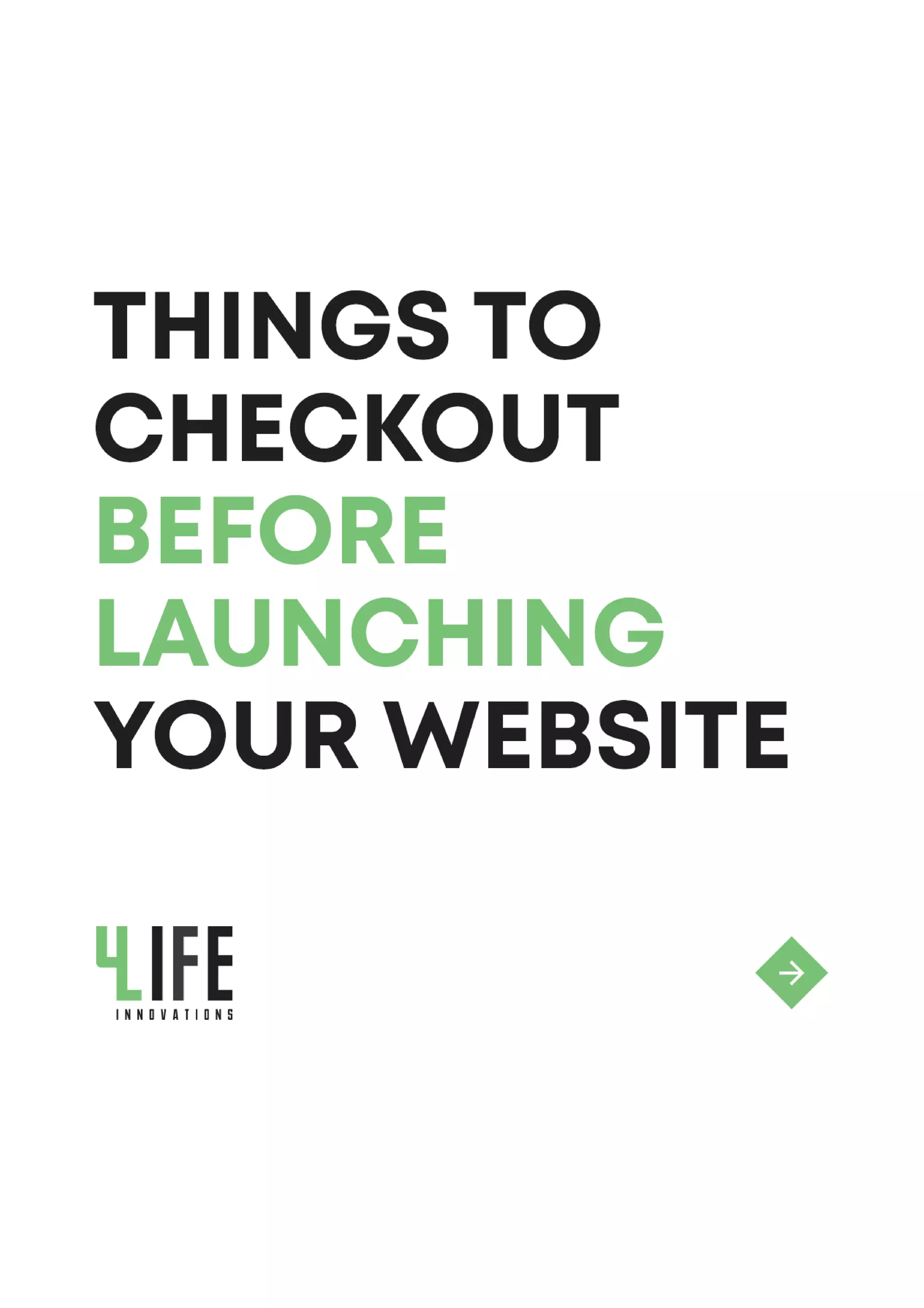 Website launch-checklist | PDF