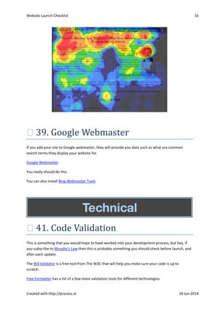Website Launch Checklist | PDF