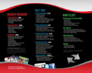 Website packages Flyer | PDF