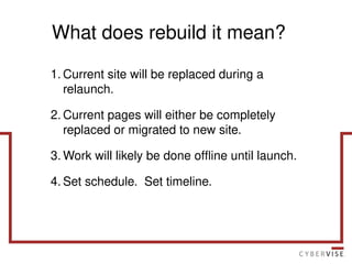 Fix or Redesign it? Plan before you Blow Your Budget | PPTX