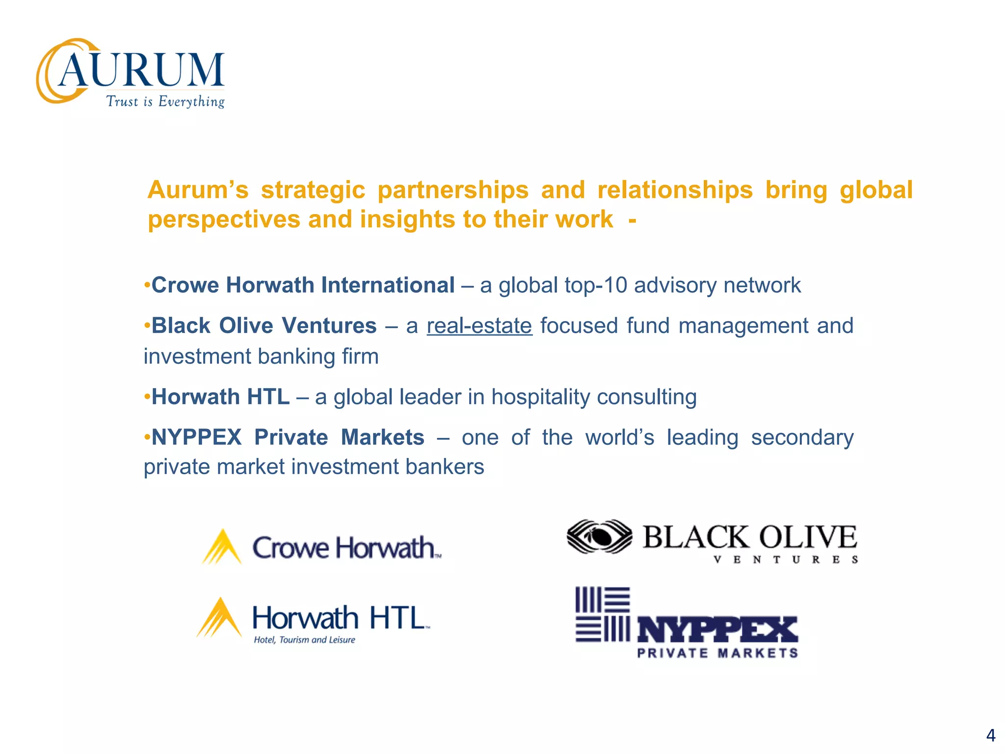 Aurum Statement of Credentials | PDF