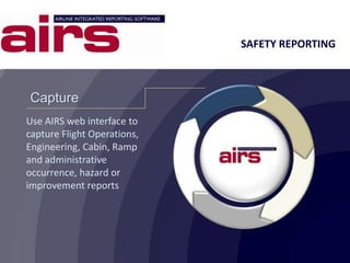 AIRS - Airline Integrated Reporting Software | PPTX