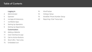 WebsiteAlive General Setup Guide | PPT