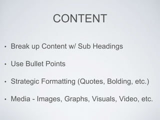 Website anatomy - What makes a good website? | PPT