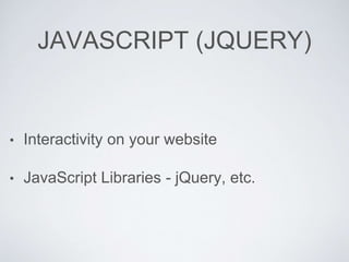 Website anatomy - What makes a good website? | PPT