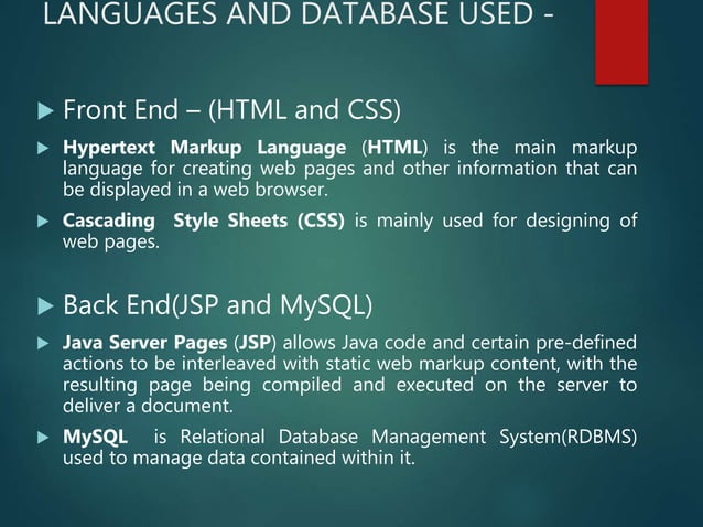 Website and inquiry management system | PPT | Free Download