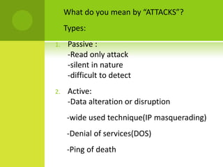 Website attack n defacement n its control measures | PPTX