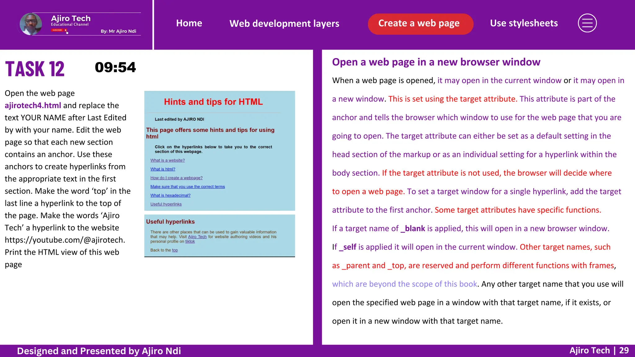 IGCSE ICT (0417/0983) - Website Authoring - Ajiro Tech | PDF