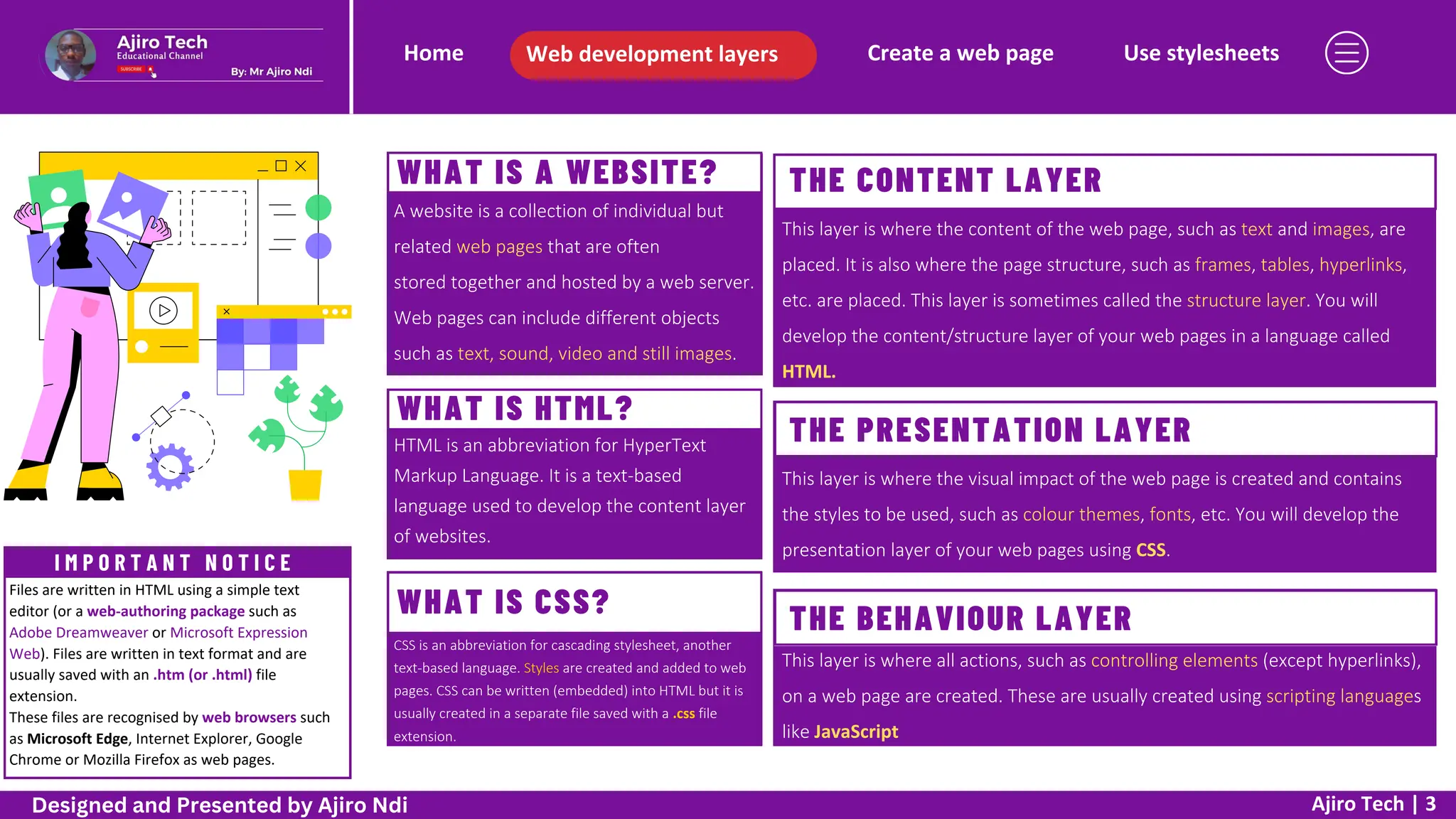 IGCSE ICT (0417/0983) - Website Authoring - Ajiro Tech | PDF