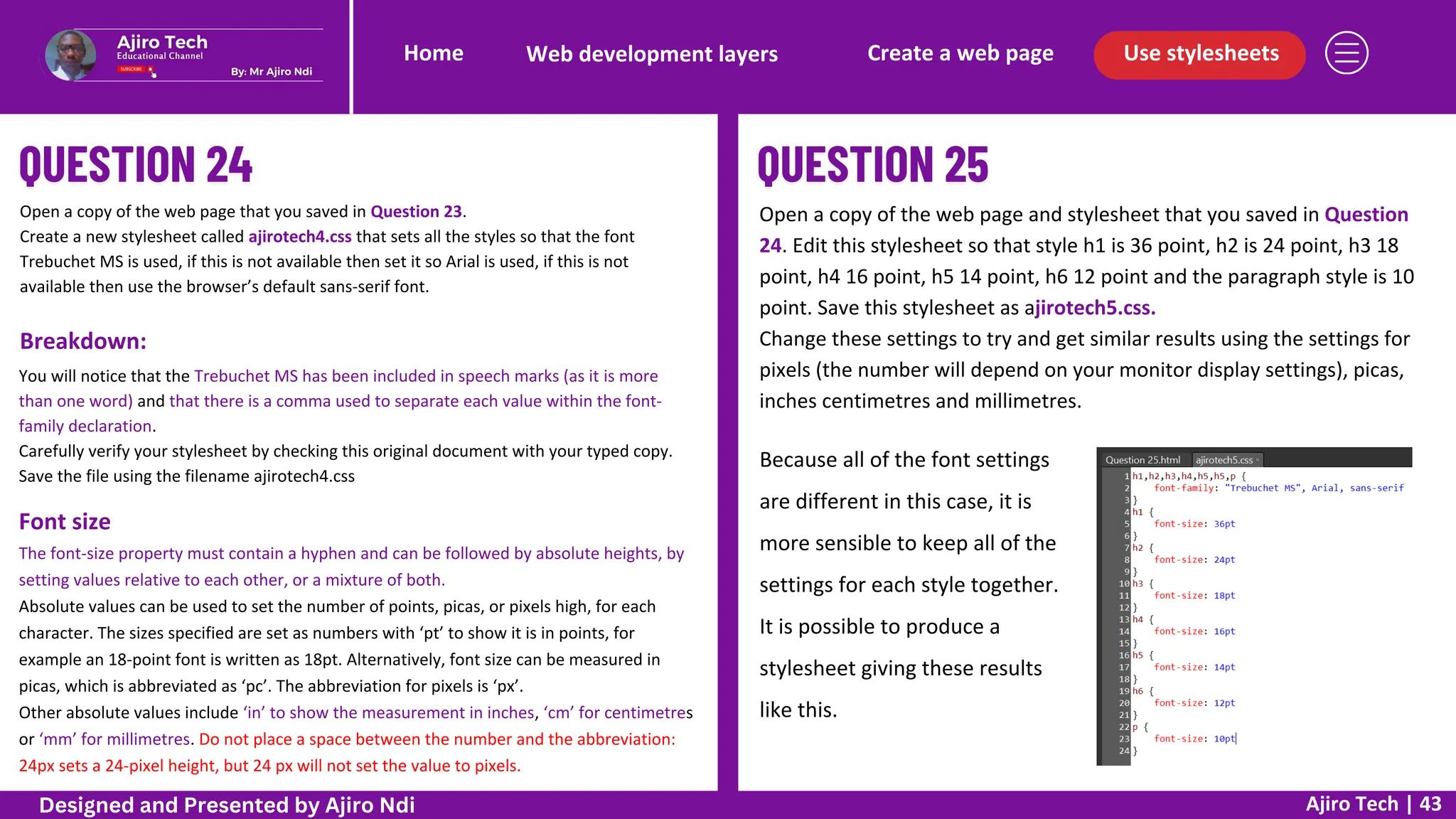 Igcse Ict 0417 0983 Website Authoring Ajiro Tech Pdf