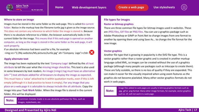 IGCSE ICT (0417/0983) - Website Authoring - Ajiro Tech | PDF | Web ...