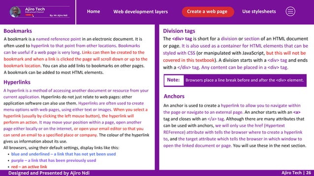 IGCSE ICT (0417/0983) - Website Authoring - Ajiro Tech | PDF | Web ...