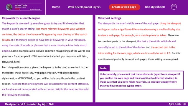 IGCSE ICT (0417/0983) - Website Authoring - Ajiro Tech | PDF | Web ...