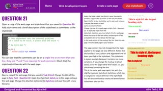 IGCSE ICT (0417/0983) - Website Authoring - Ajiro Tech | PDF