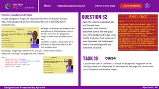 IGCSE ICT (0417/0983) - Website Authoring - Ajiro Tech | PDF