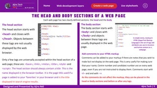 IGCSE ICT (0417/0983) - Website Authoring - Ajiro Tech | PDF