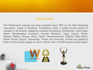 Awards For Creating the Websites | PPT