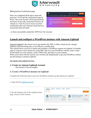 Website with AWS+WORDPRESS | PDF