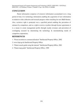 Website based patent information searching mechanism | PDF