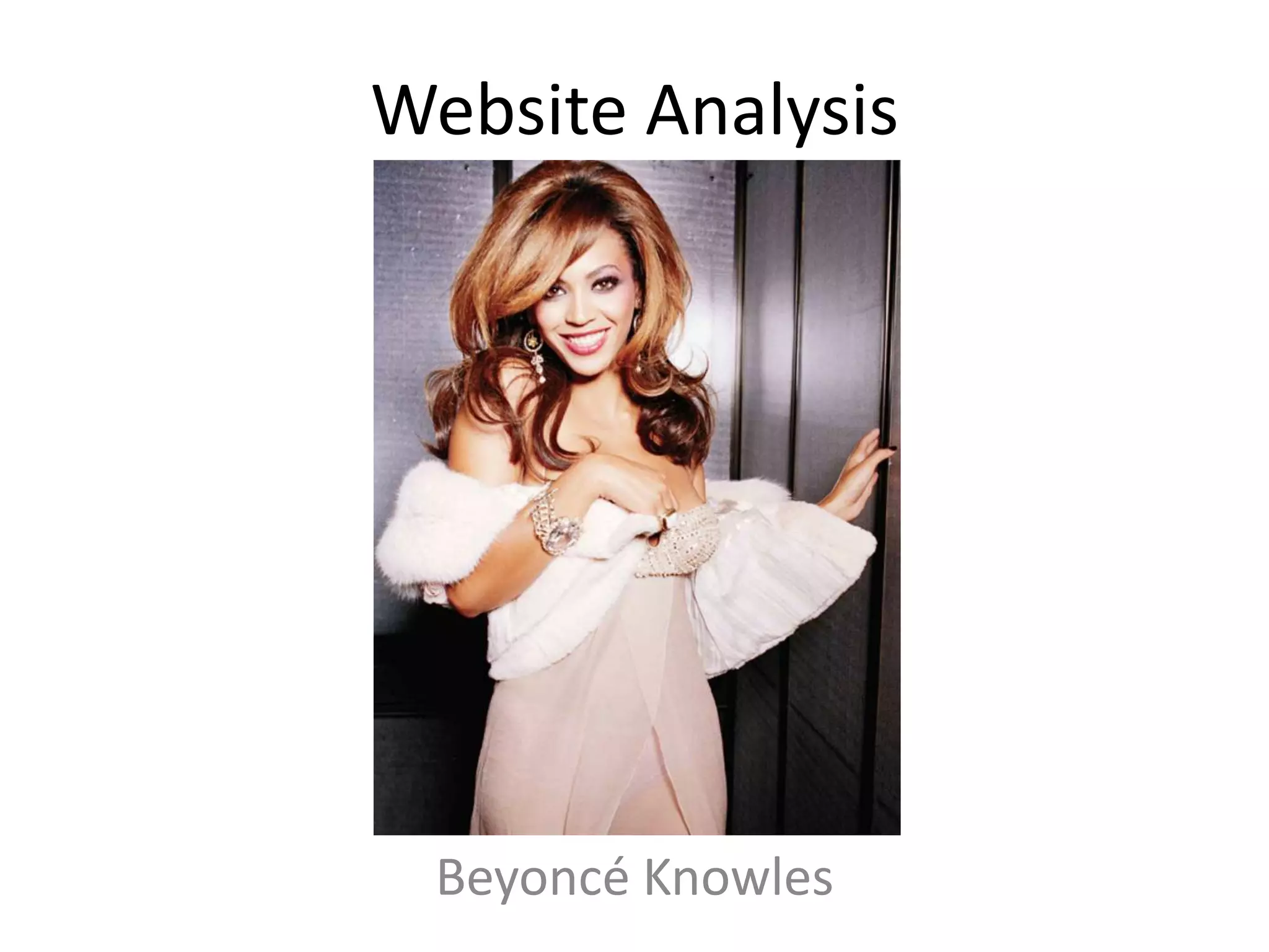 Website beyonce | PPTX