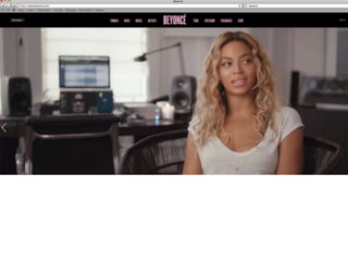 Website beyonce | PPTX