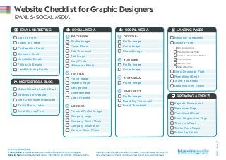 Website Checklist for Graphic Designers | PPT