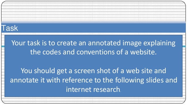 Website Codes and Conventions