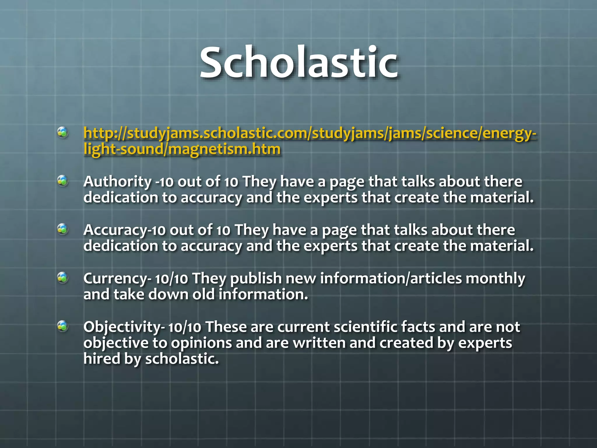 Website Comparison EDTL 6360 | PPT