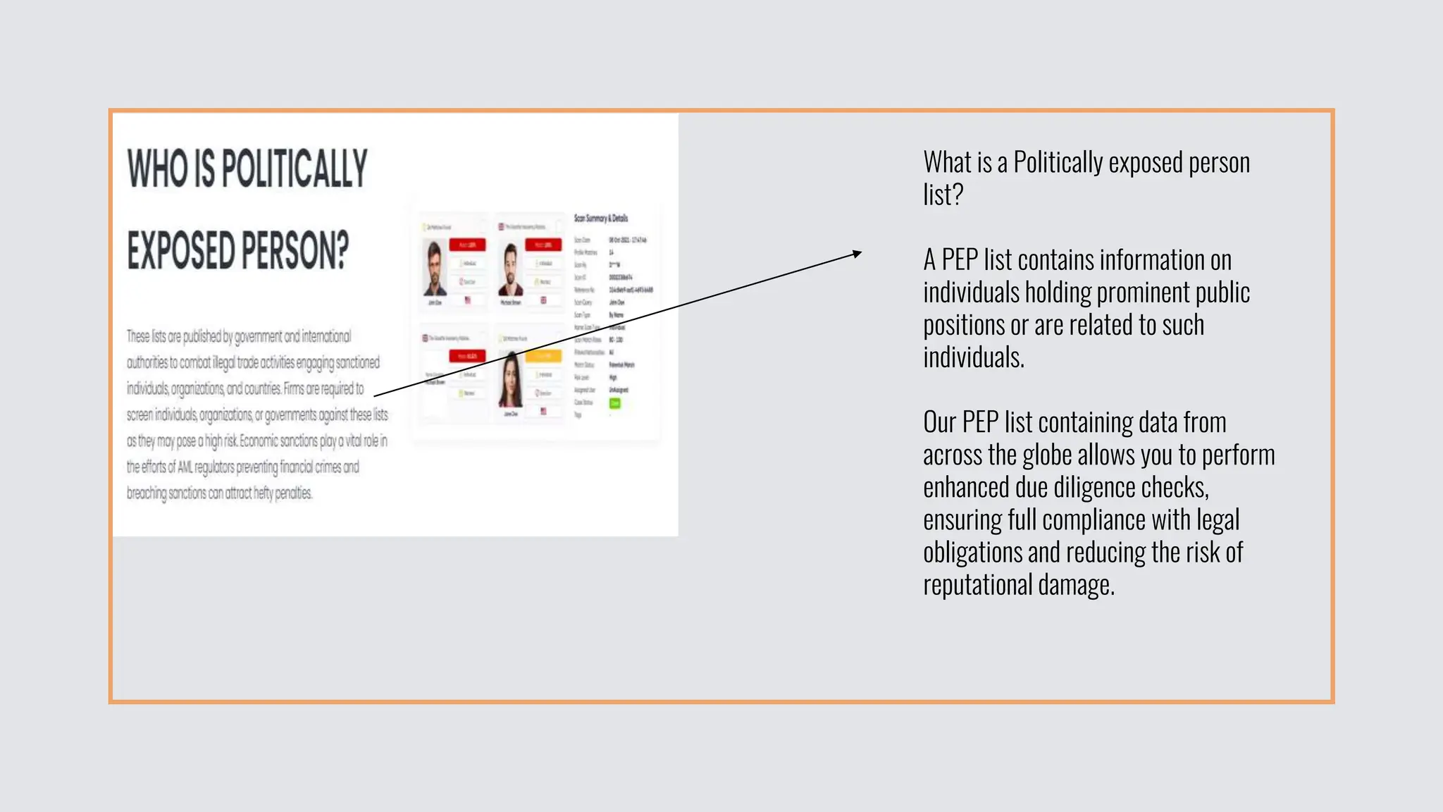 AML / PEP data for compliance and regtech | PPT