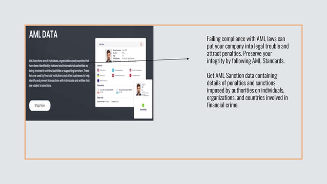 Aml Pep Data For Compliance And Regtech Ppt