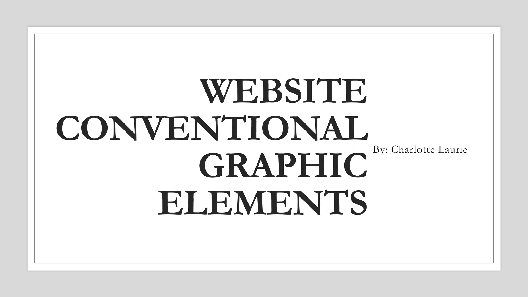 Website Generic codes and conventions | PPT