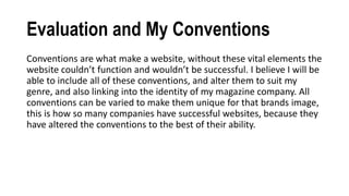 Website conventions | PPT
