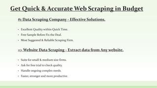 Website Data Scraping | PPT