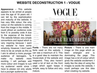 Website deconstructions | PPT
