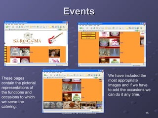 describing a website | PPT