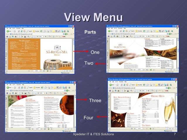describing a website | PPT