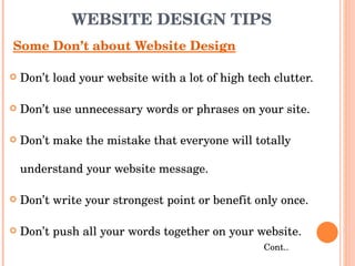 Website Design Principles for Ecommerce | PPT