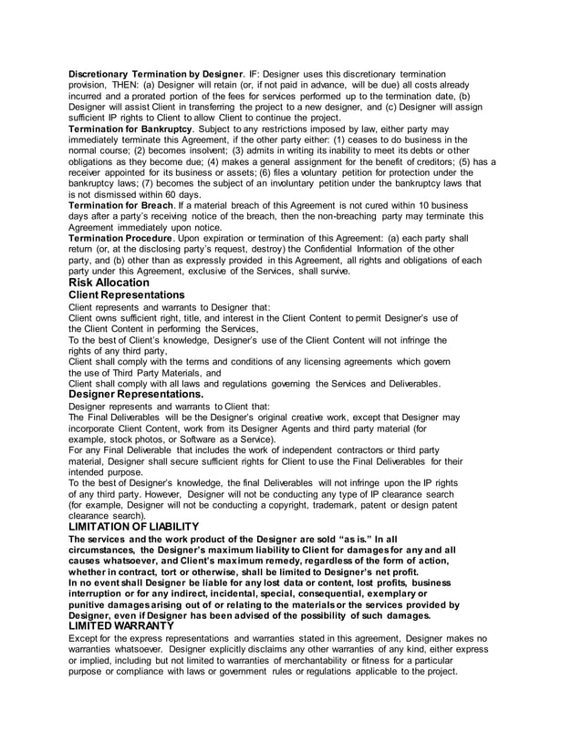 Sample Web Design Contract - Ferrigon Media | DOCX | Desktop Publishing ...