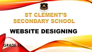 WEBSITE DESIGNING GRADE 11.pdf for school going learners for senior secondary Zambia | PDF