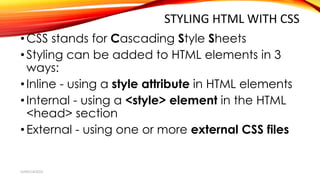 WEBSITE DESIGNING GRADE 11.pdf for school going learners for senior ...