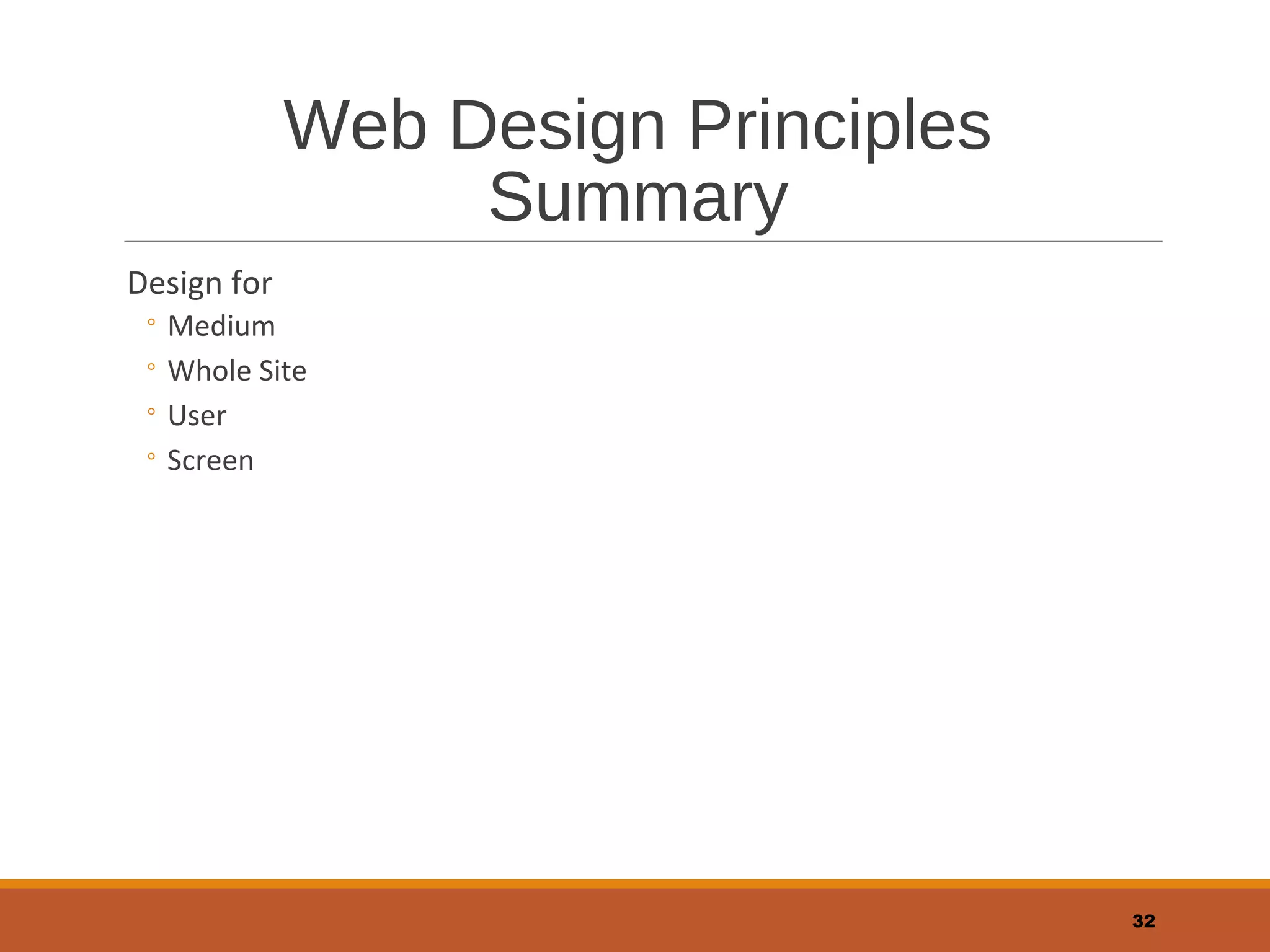 Website design principles | PPT
