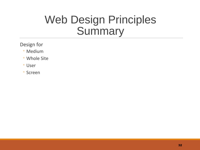 Website design principles | PPT