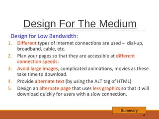 Website design principles | PPT